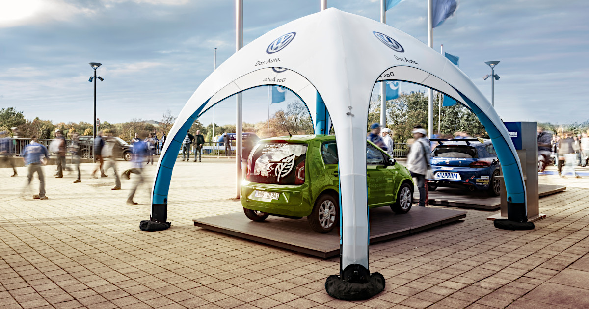 GYBE® Inflatable Event Tents: Fast and easy set up times